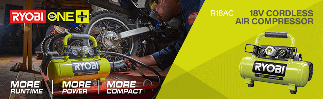 Ryobi Air Compressor Ryobi 6 Litre Compressor Portable Oil Less