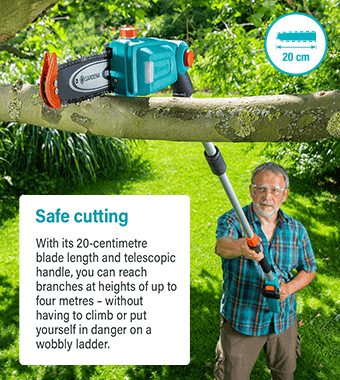 Gardena telescopic tree pruner store