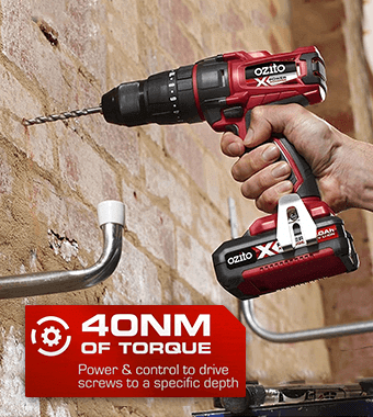 Ozito PXHDS 18v Cordless Combi Drill Combi Drills
