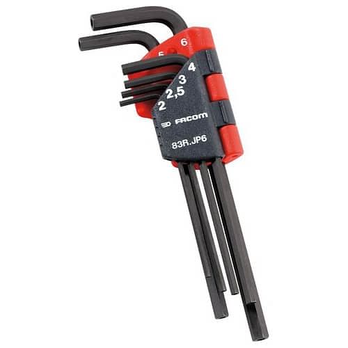 Facom 6 Piece Security Hexagon Allen Key Set Metric Hex Torx Keys